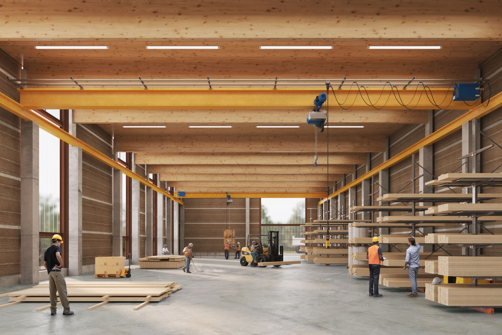 Architektur Pfaffinger Rammed Earth Factory Workshop
